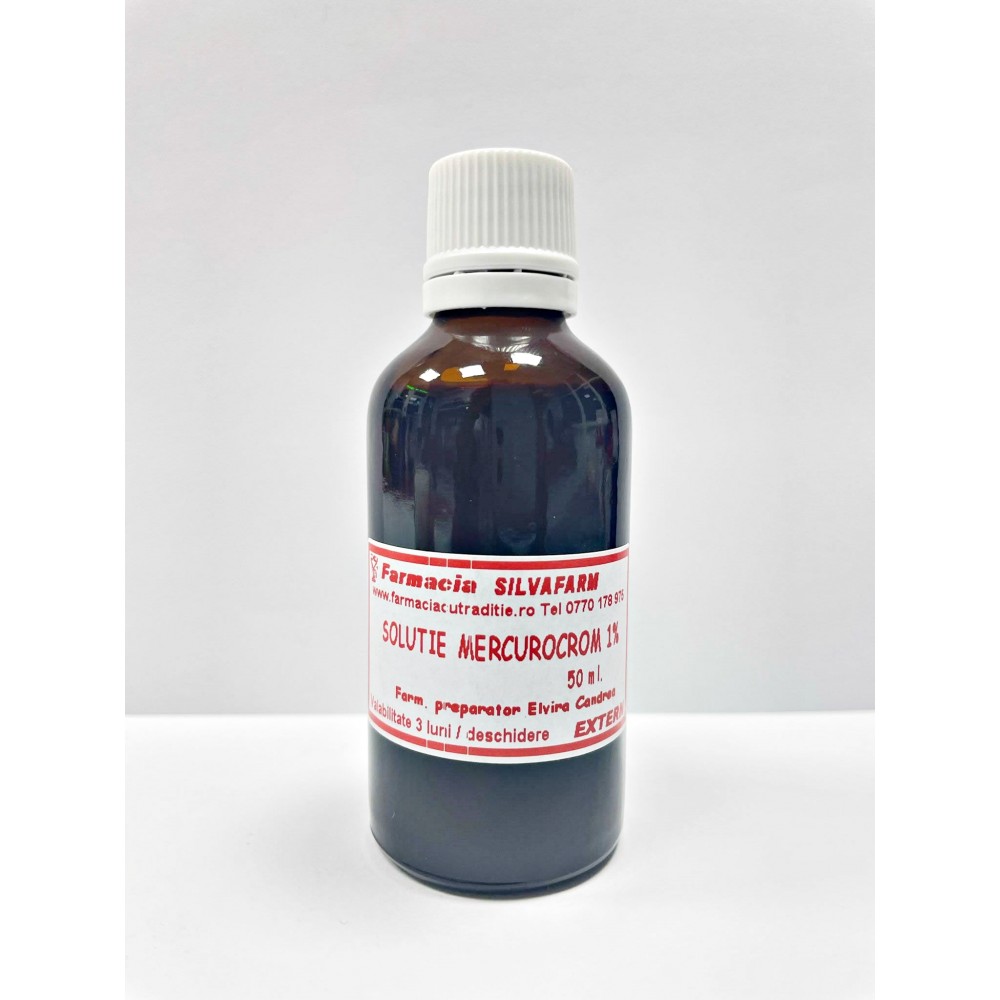 SOLUTIE MERCUROCROM (similar EOSINEI) 1%- tratament eritem fesier si ...