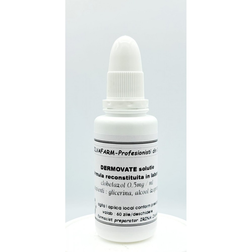 TRATAMENT CLOBETAZOL SOLUTIE CUTANATA 0.5MG/ML, 30ml - preparat in farmacie
