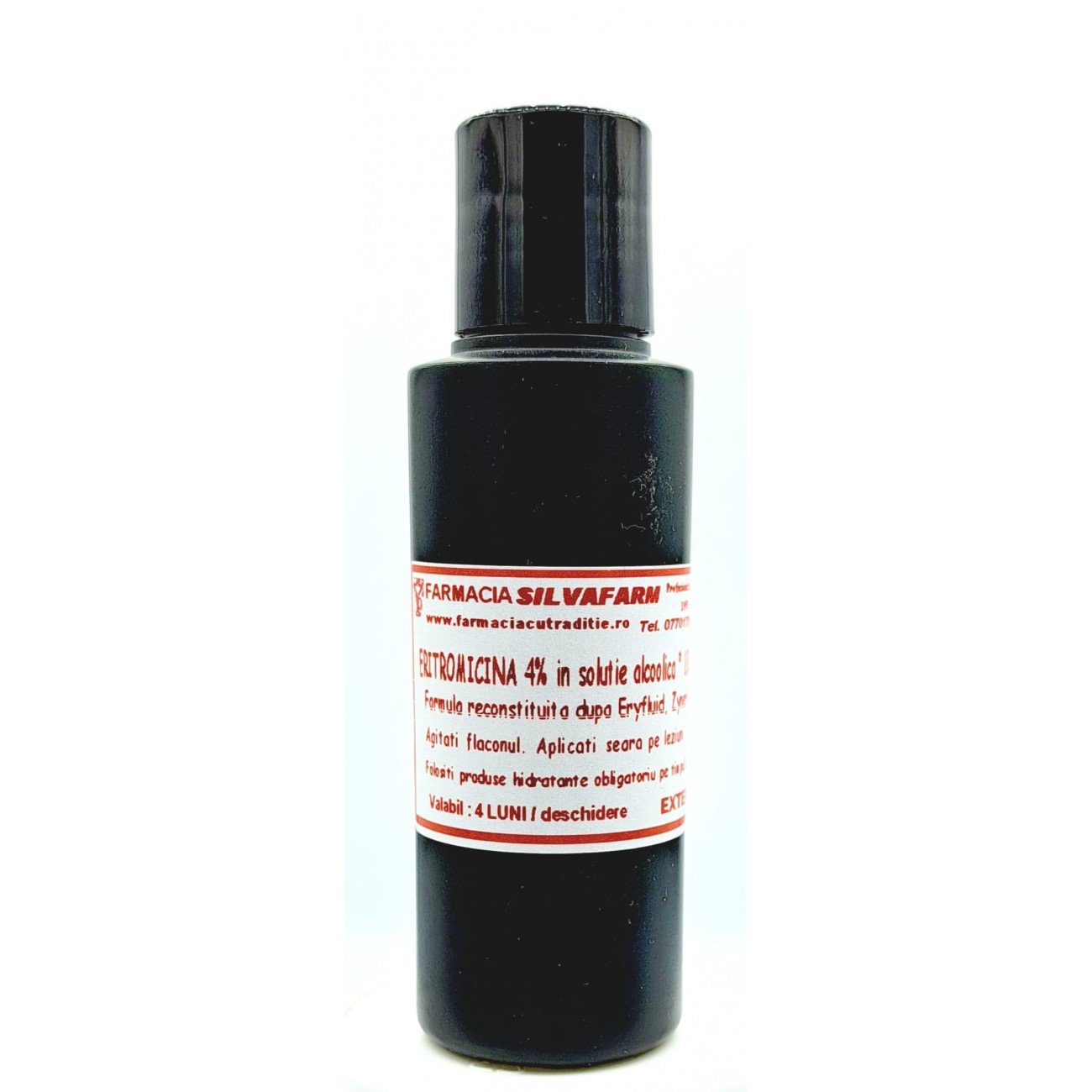 Solutie antiacneica ERITROMICINA 4% ZINC sulfat 1%. 100ML. -produs ...