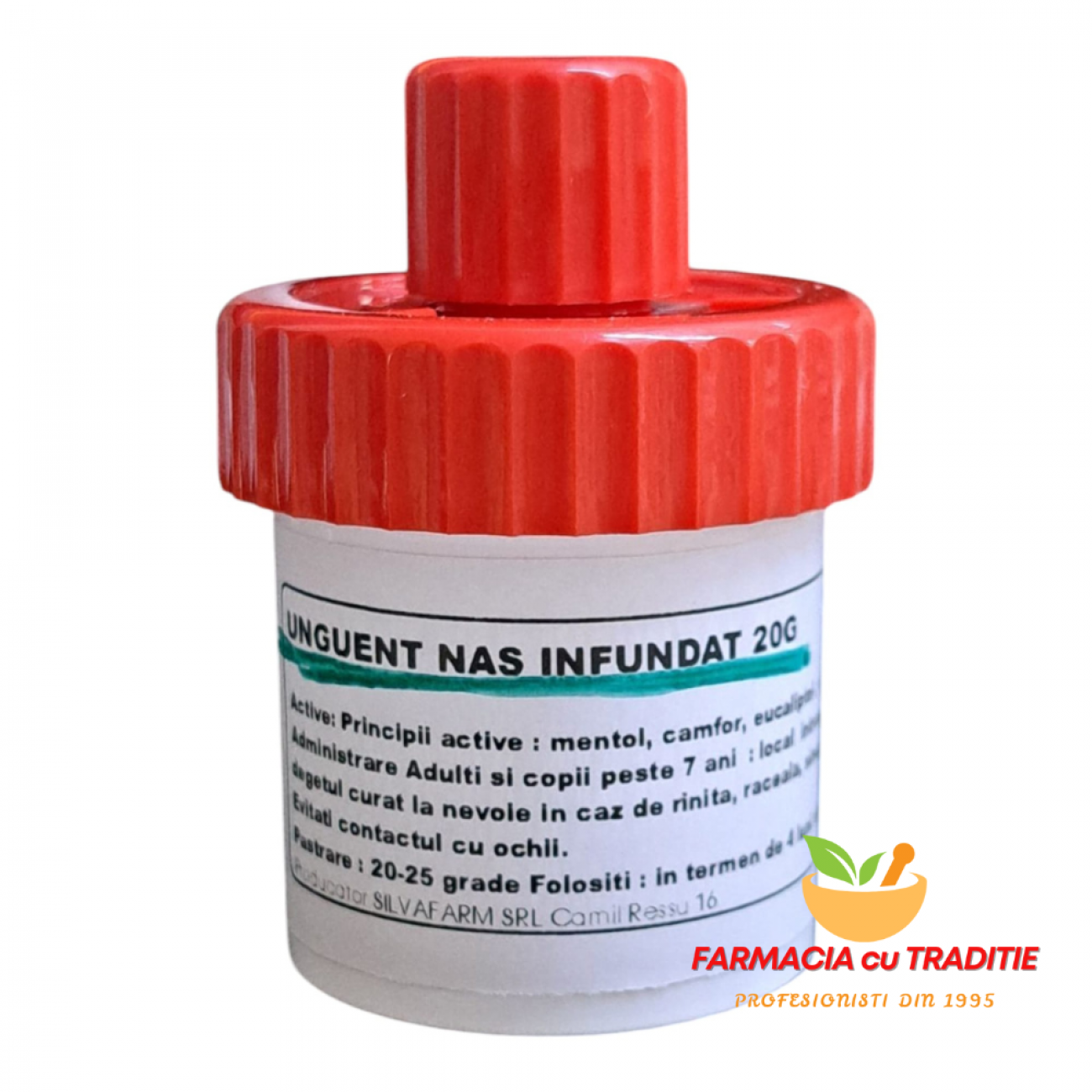 UNGUENT EPITELIZANT si DESCONGESTIONANT pentru NAS INFUNDAT -20g